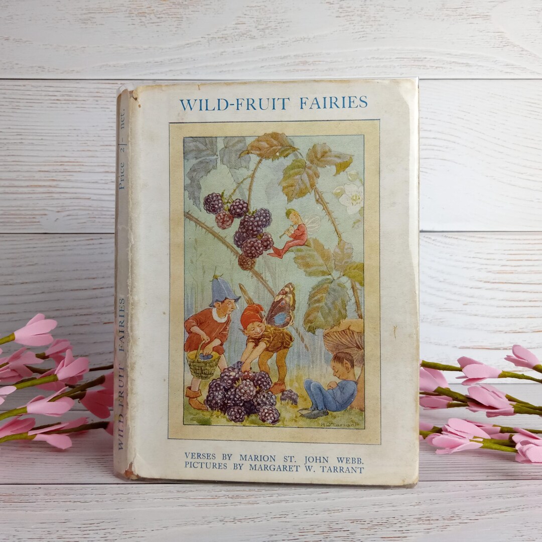 Margaret W Tarrant, Wild-fruit Fairies, RARE BOOK in ORIGINAL Dust ...