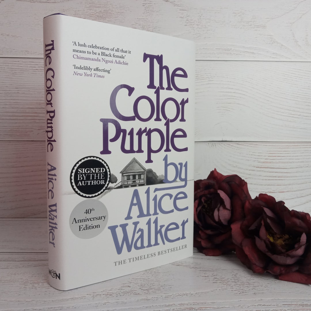 SIGNED Alice Walker, the Color Purple, Rare UK Edition, 40th ...
