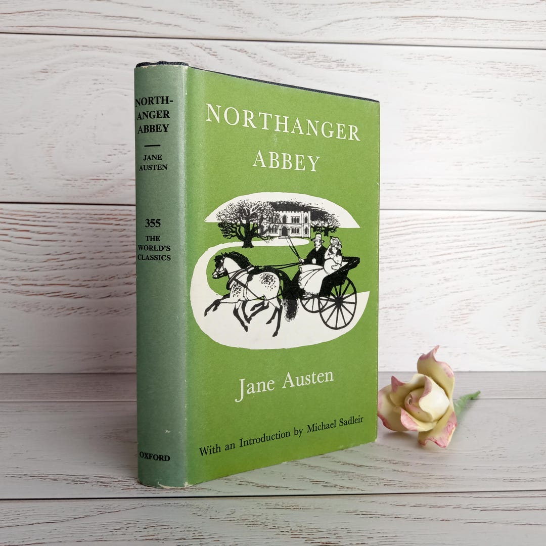 Jane Austen Northanger Abbey, Stunning, Vintage 1972 Oxford World's ...