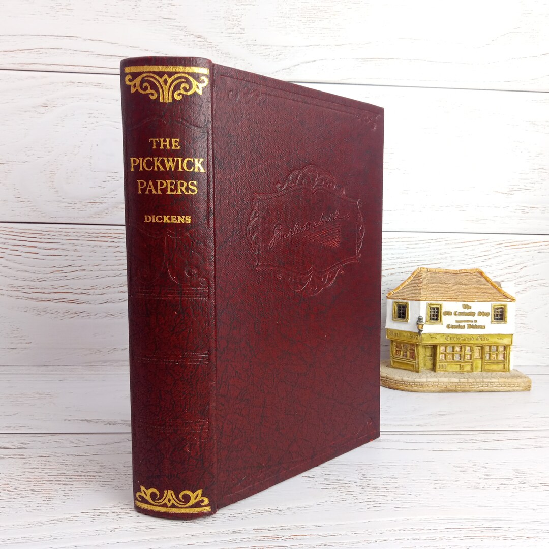 Charles Dickens His Breakthrough Book the Pickwick Papers Nice Vintage ...
