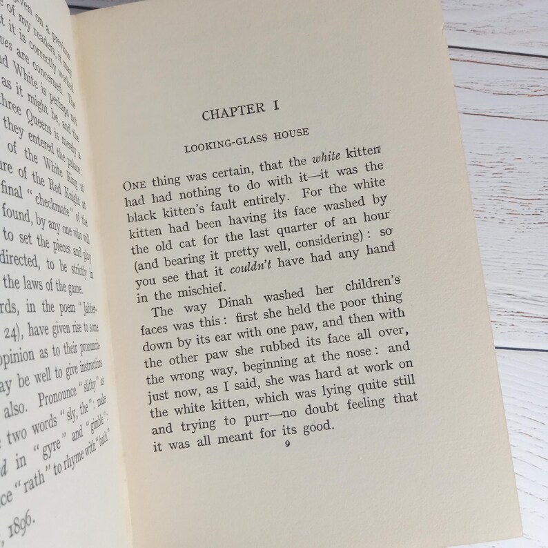 Lewis Carroll, Through the Looking-glass, RARE 1950s Ward Lock Edition ...