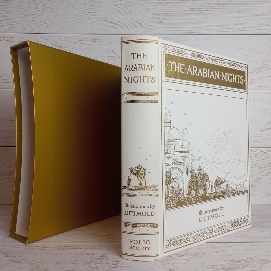 The Arabian Nights, Gorgeous Book, Luxury Binding Design, Colour Plates ...