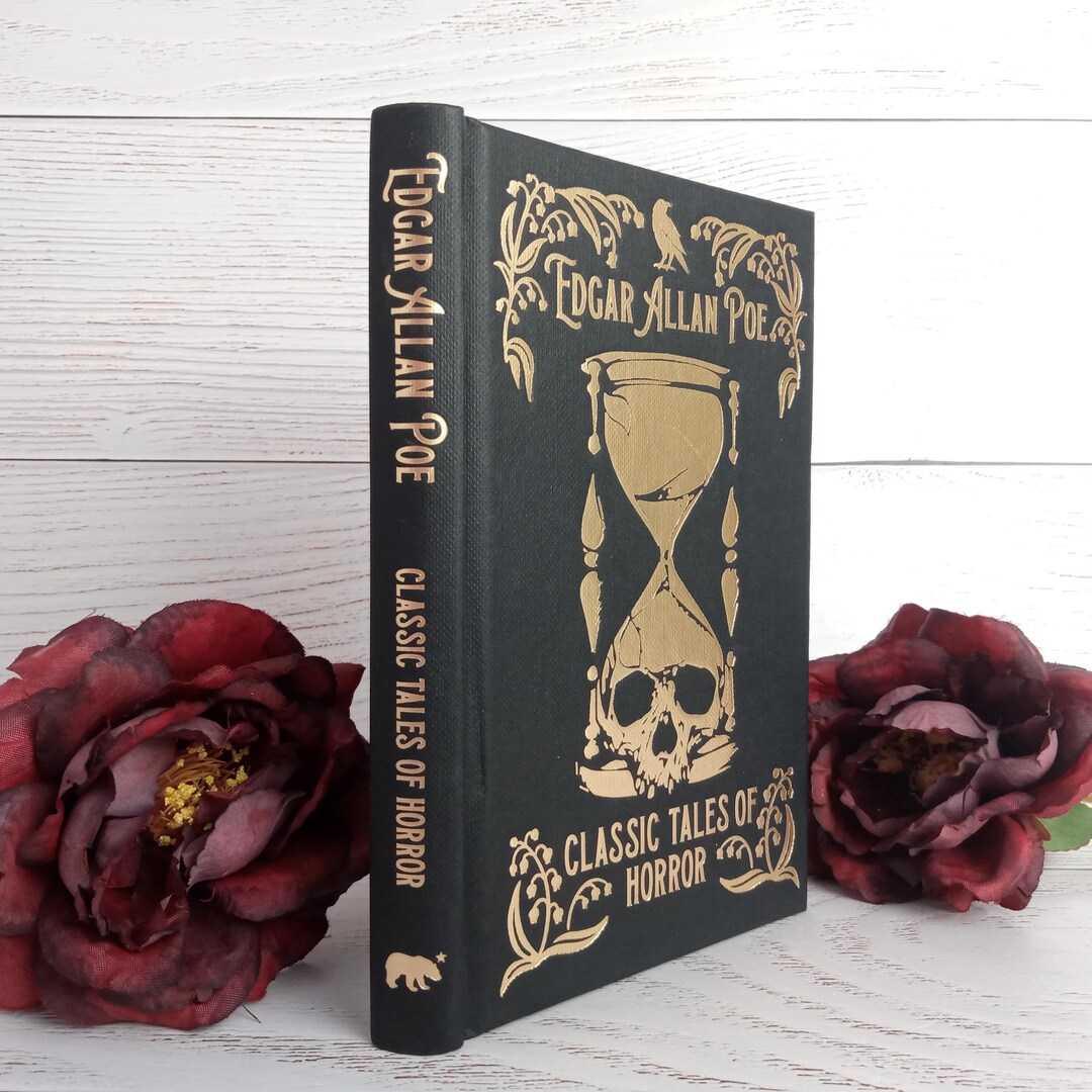 Edgar Allan Poe, Classic Tales of Horror, Black and Gold Embossed Cover ...