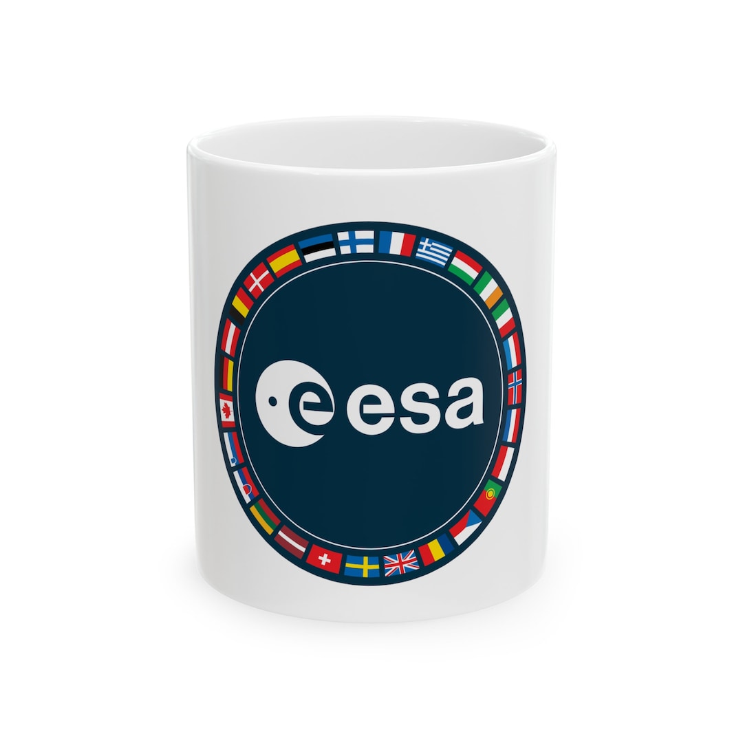 European Space Agency Logo Mug - ESA Collector's Cup - Etsy