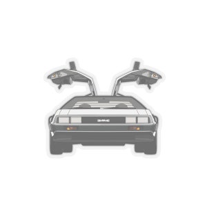 DMC Delorean Sticker - Classic Car Vinyl Decal - Etsy