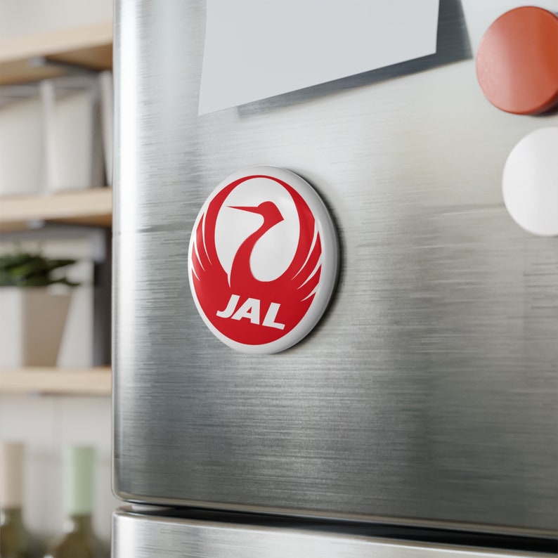 Japan Airlines Button Magnet, Round Retro - Etsy
