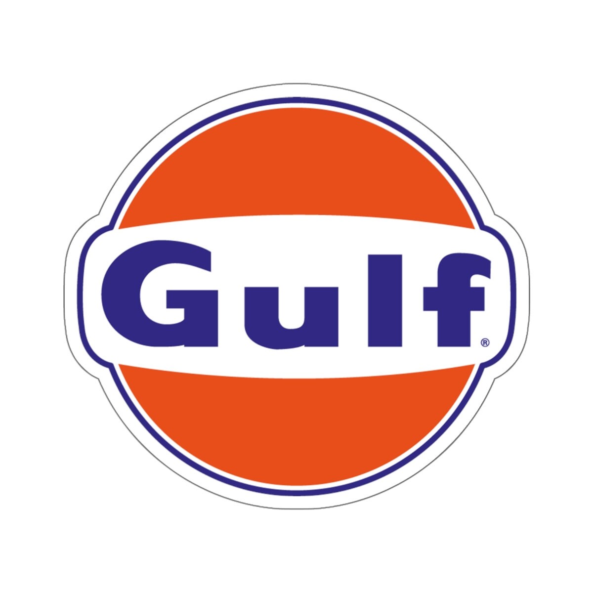 Classic Gulf Logo Sticker - Etsy