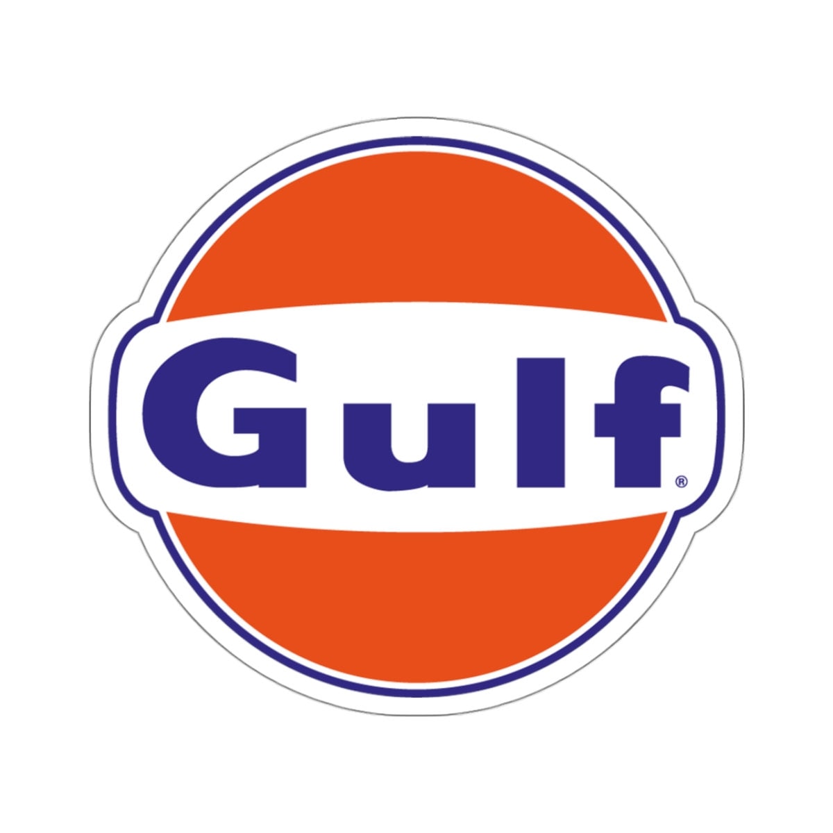 Classic Gulf Logo Sticker - Etsy