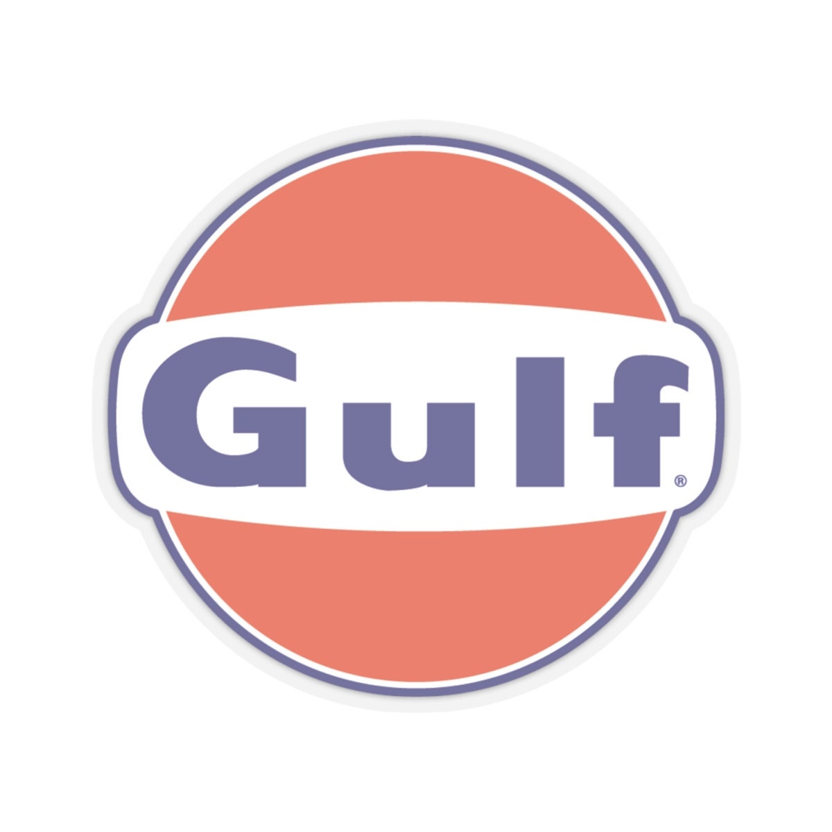 Classic Gulf Logo Sticker - Etsy