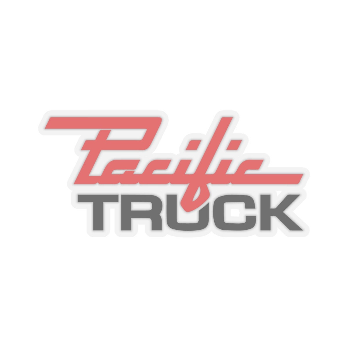 Vintage Pacific Trucks Logo Sticker - Retro Truck Enthusiast Decal - Etsy