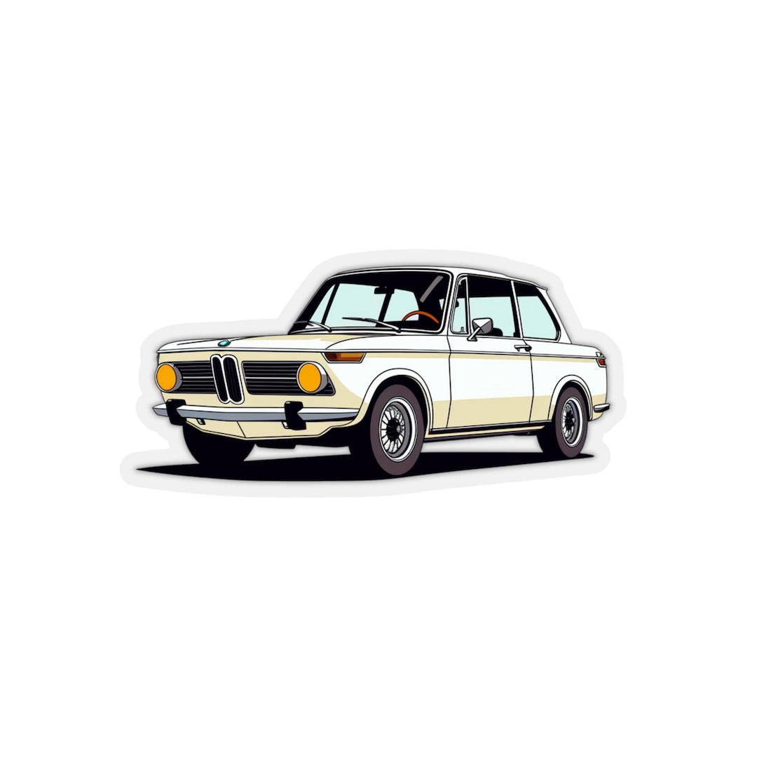 Classic BMW 2002 Sticker: Timeless Design and Thrilling Performance - Etsy