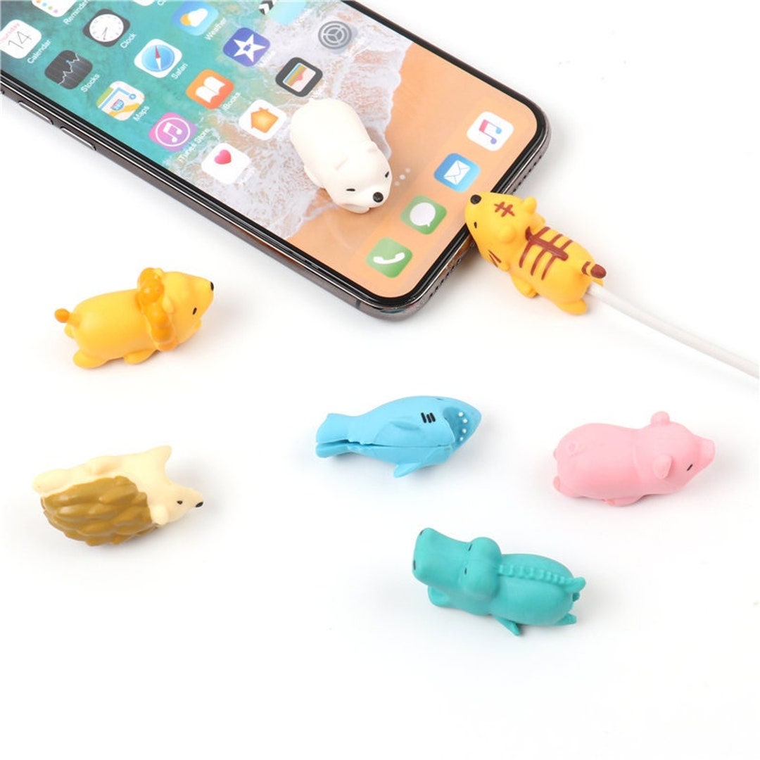 Cute Various Animal Cable Protector and Holder - Etsy