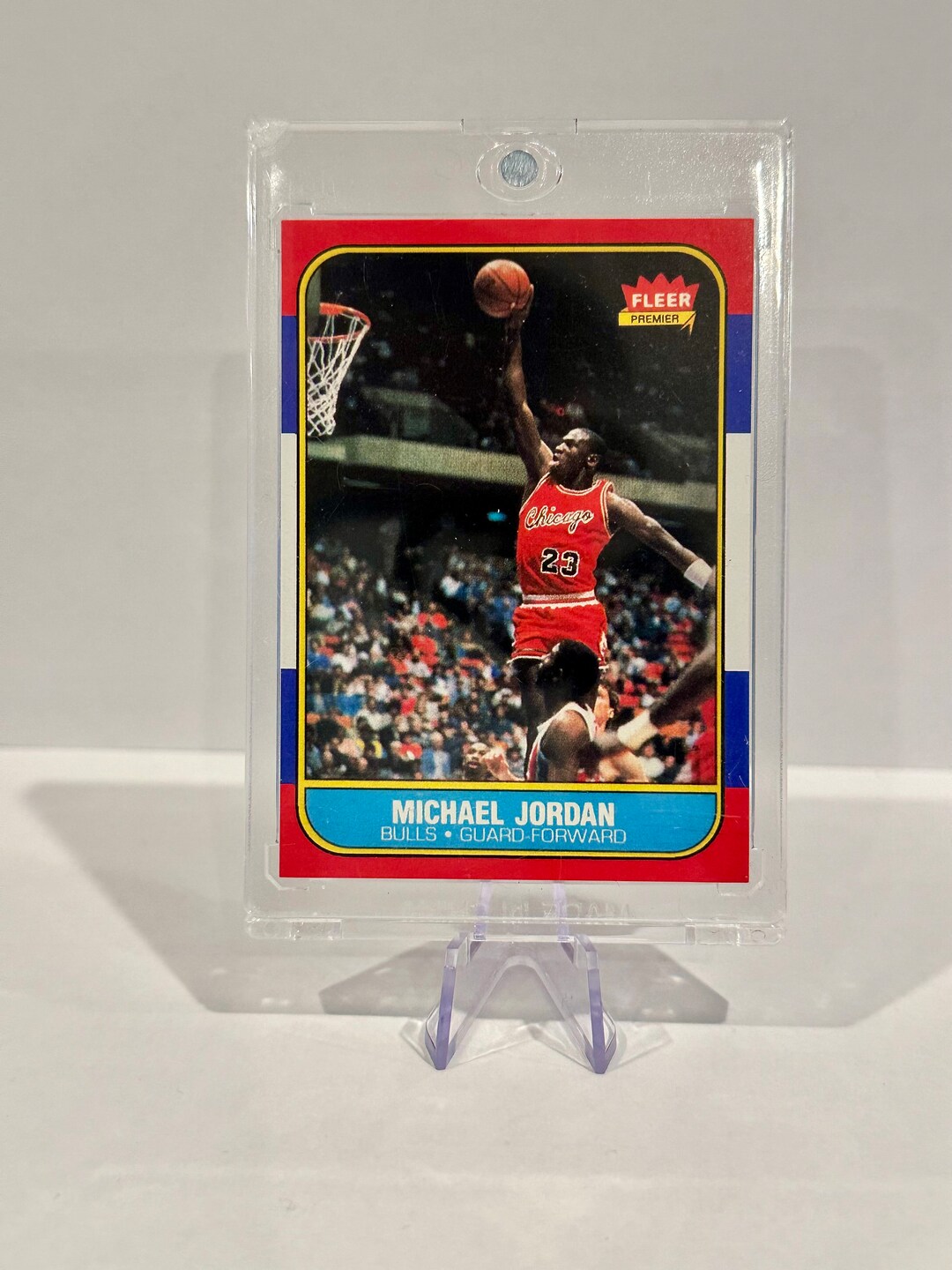 Michael Jordan 1986 Fleer Rookie Card Reprint - Etsy