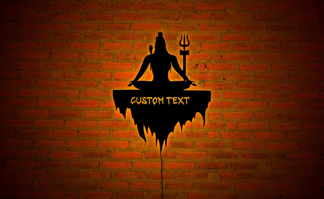 Personalized Devil Wall Art With Led Light, Halloween Home Decor, Devil ...