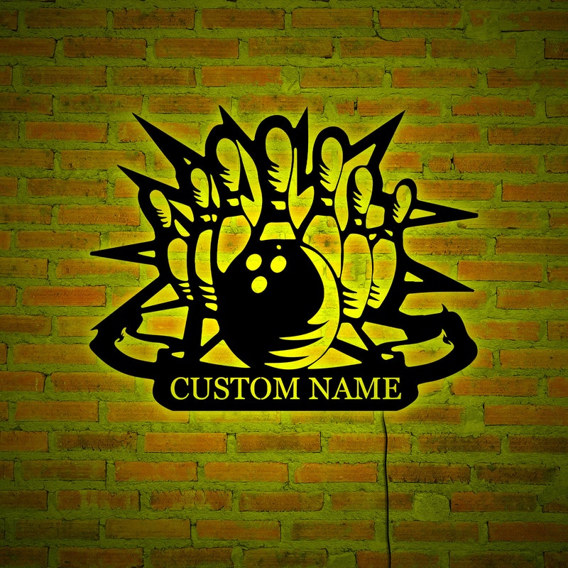 Bowling Alley Sign - Etsy