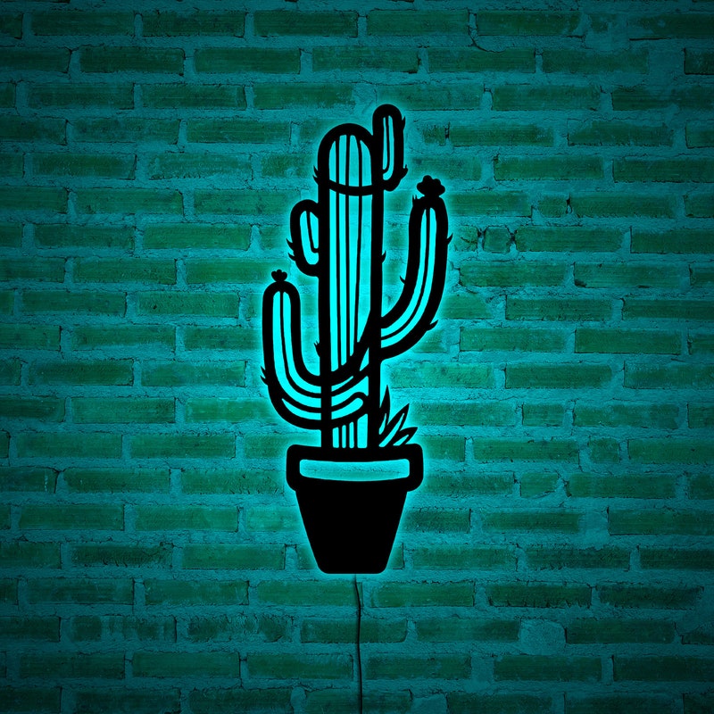 Cactus Led Light - Etsy