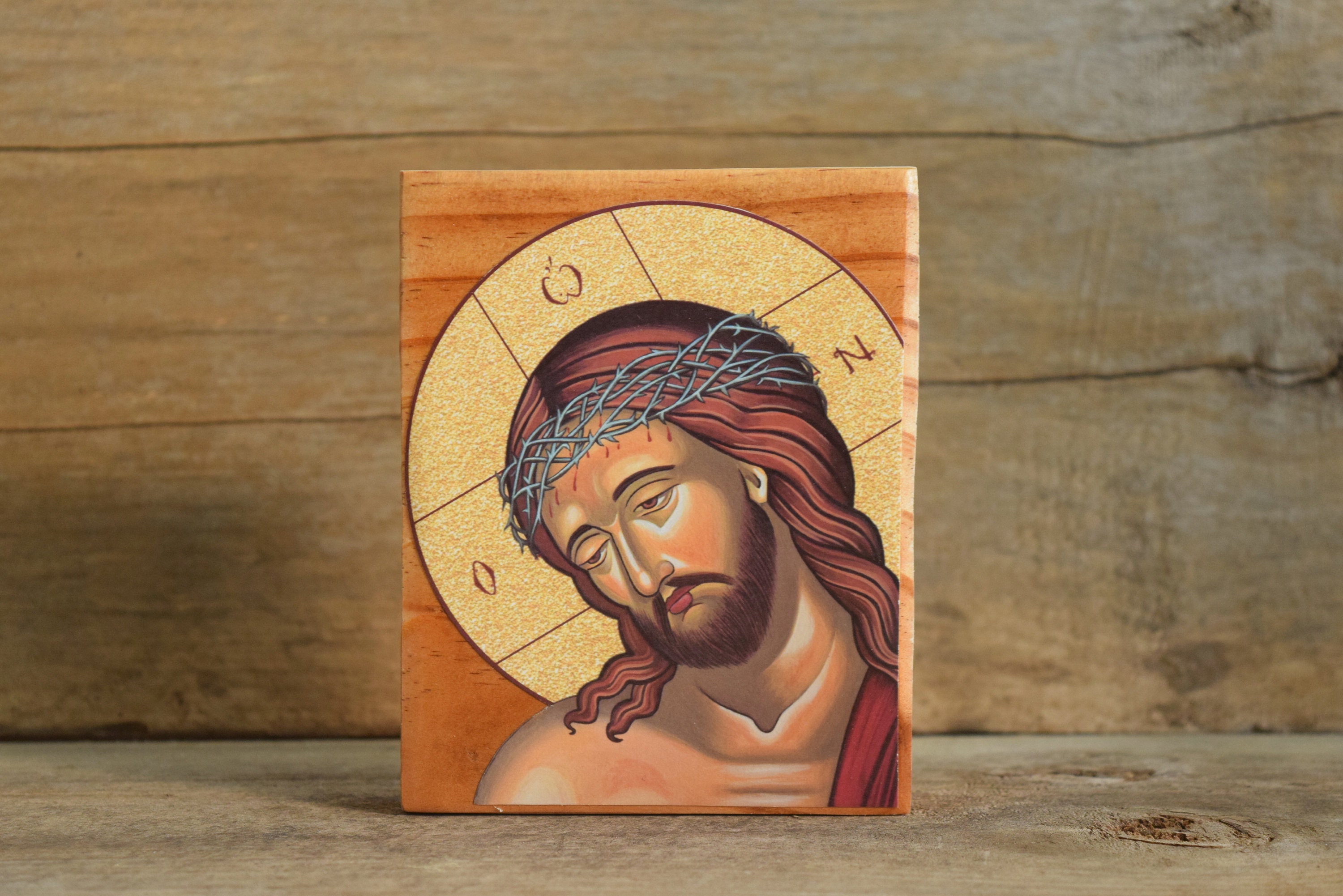 Handmade Wooden Orthodox Icon of Christ the Bridegroom Greek Orthodox ...