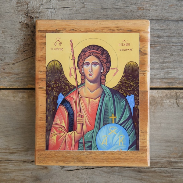 Orthodox Icons Byzantine Archangel Michael Icon Greek Orthodox Icon ...