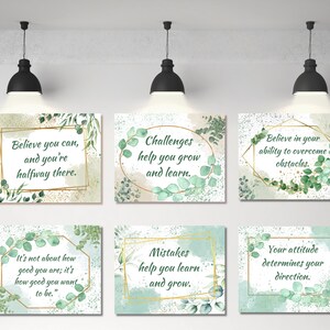 Classroom Poster Set Growth Mindset Poster Class Decor - Etsy