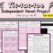 Novel Project for Any Book Study Independent Unit Project Tic-tac-toe ...