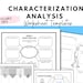 Character Sheet Characterization Template English Graphic Organizer ...
