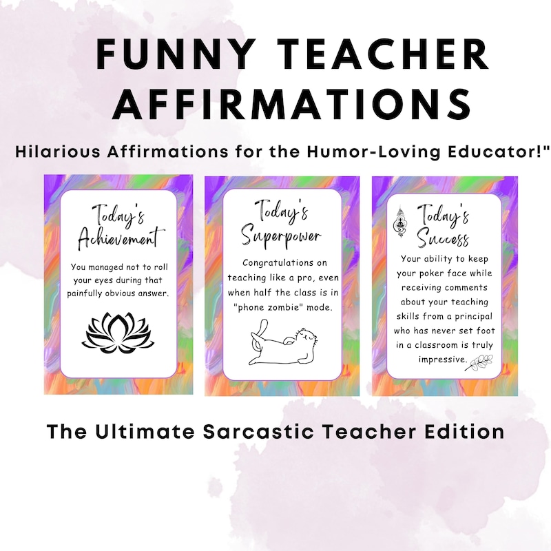 Funny Teacher Quotes Plaques - Etsy