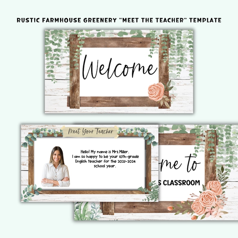 Back to School Slideshow Welcome Back to School Google Slides - Etsy
