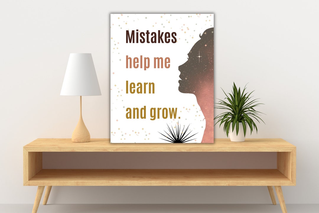 Growth Mindset Poster Bulletin Board Art Printable Classroom Decor - Etsy