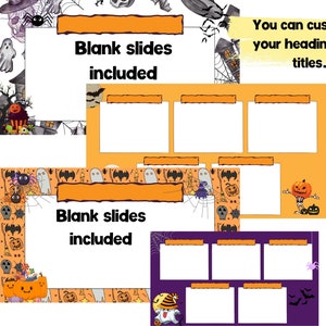 Google Slides Template Classroom Teacher Slide Deck Halloween Slides - Etsy