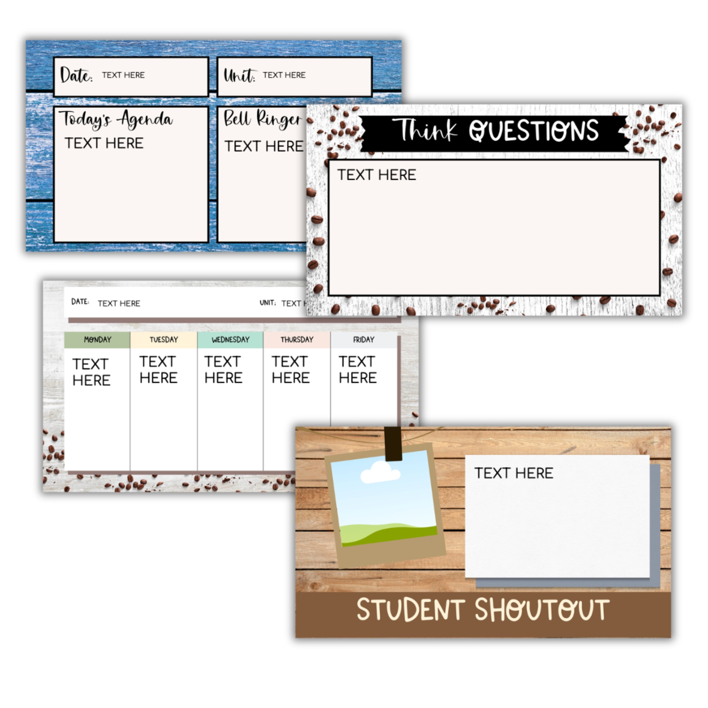 Google Slides Classroom Daily Agenda Slides Template - Etsy
