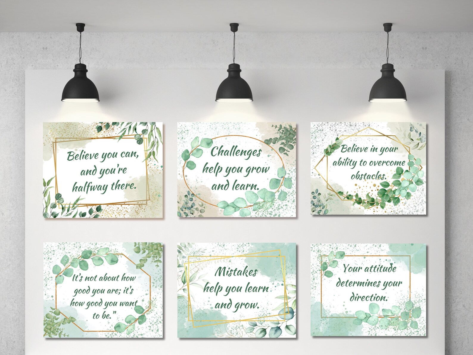 Classroom Poster Set Growth Mindset Poster Class Decor - Etsy