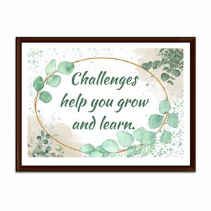 Classroom Poster Set Growth Mindset Poster Class Decor - Etsy