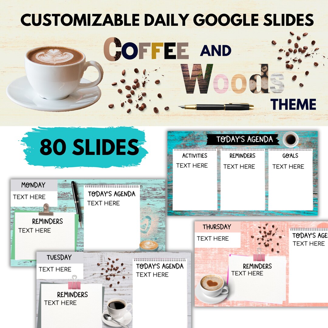 Google Slides Classroom Daily Agenda Slides Template - Etsy