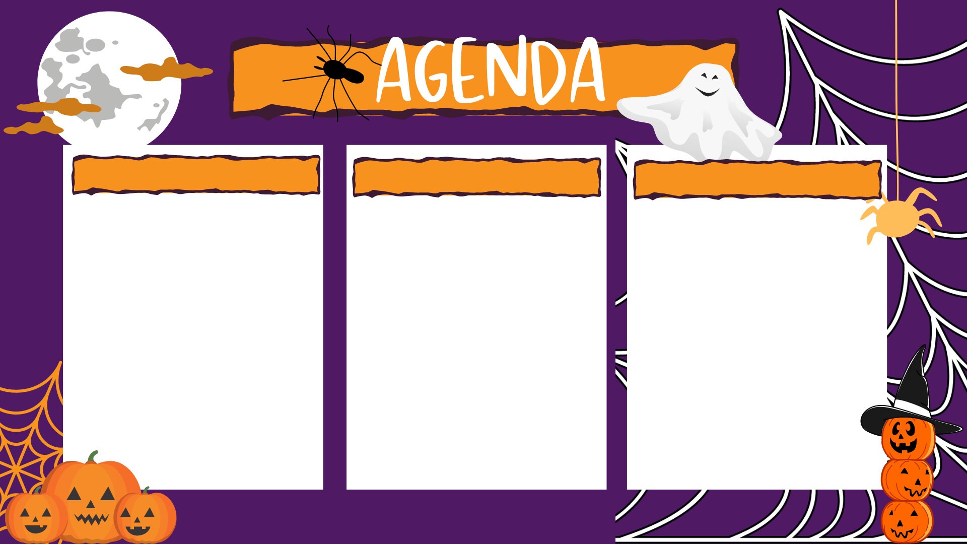 Google Slides Template Classroom Teacher Slide Deck Halloween Slides - Etsy
