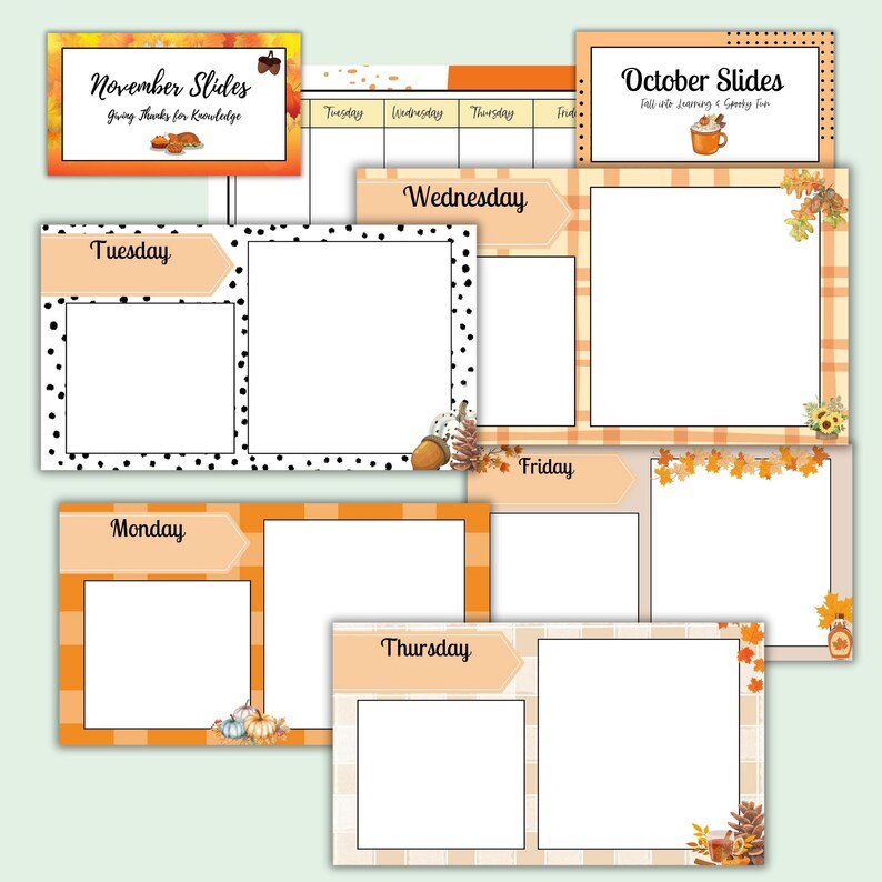 Google Slides Teacher Planner Template, Year-long Classroom Daily ...