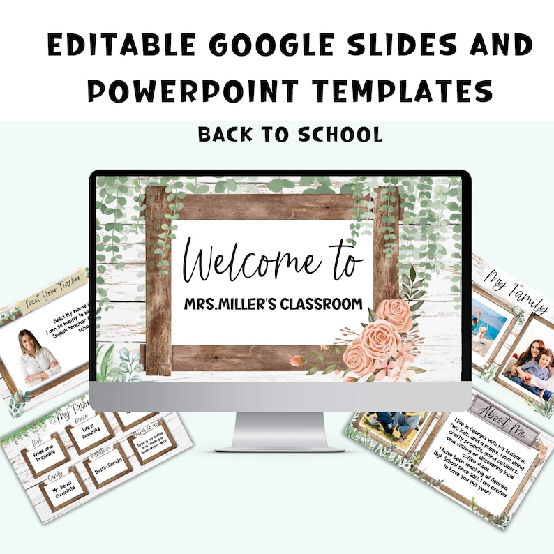 Back to School Slideshow Welcome Back to School Google Slides Template ...