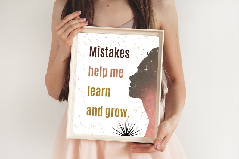 Growth Mindset Poster Bulletin Board Art Printable Classroom Decor - Etsy