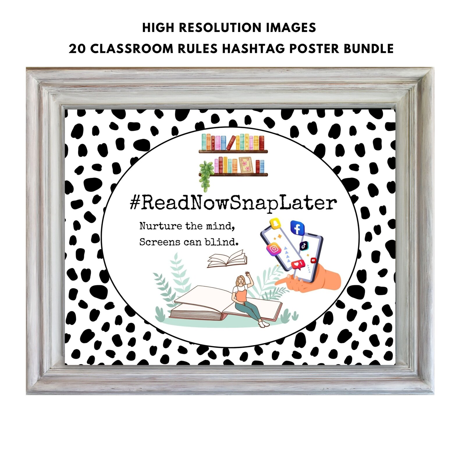 Hashtag Classroom Rules Posters for Bulletin Boards, Class Decor ...