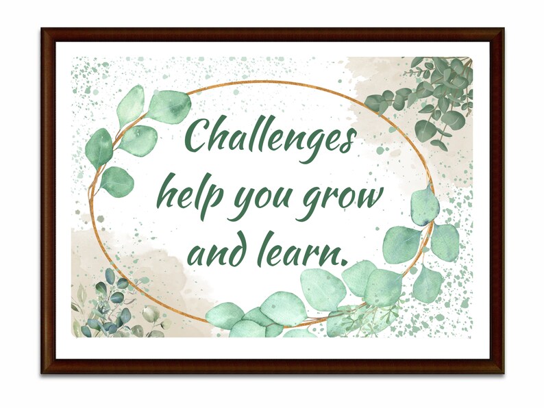 Classroom Poster Set Growth Mindset Poster Class Decor - Etsy