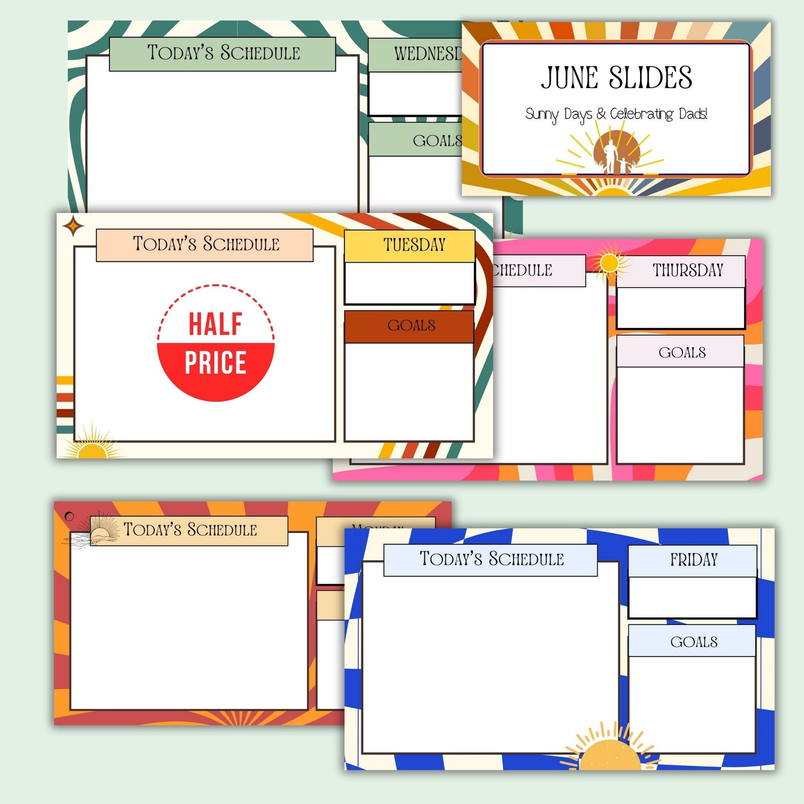 Google Slides Teacher Planner Template, Year-long Classroom Daily ...