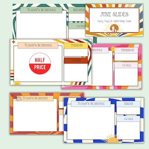 Google Slides Teacher Planner Template, Year-long Classroom Daily ...