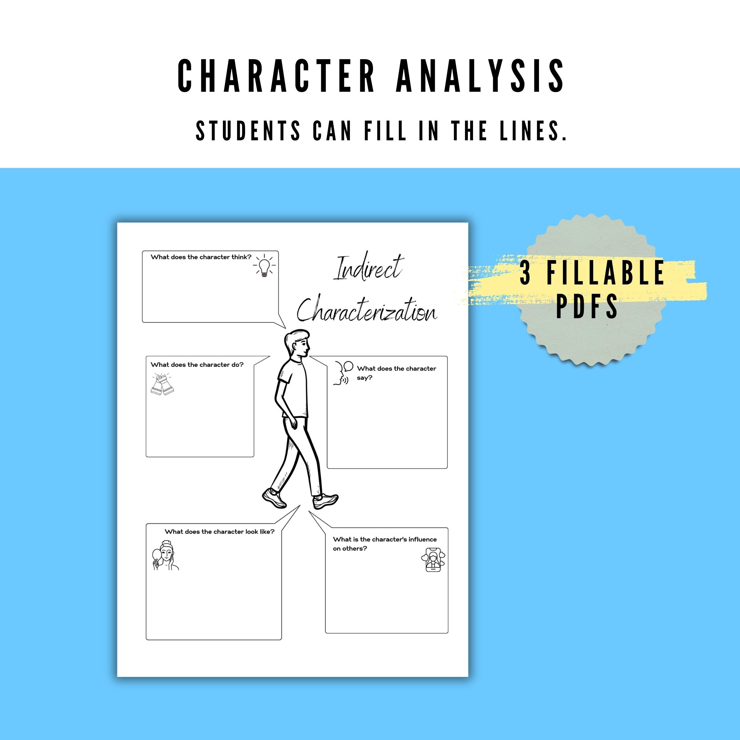 Character Analysis Graphic Organizer