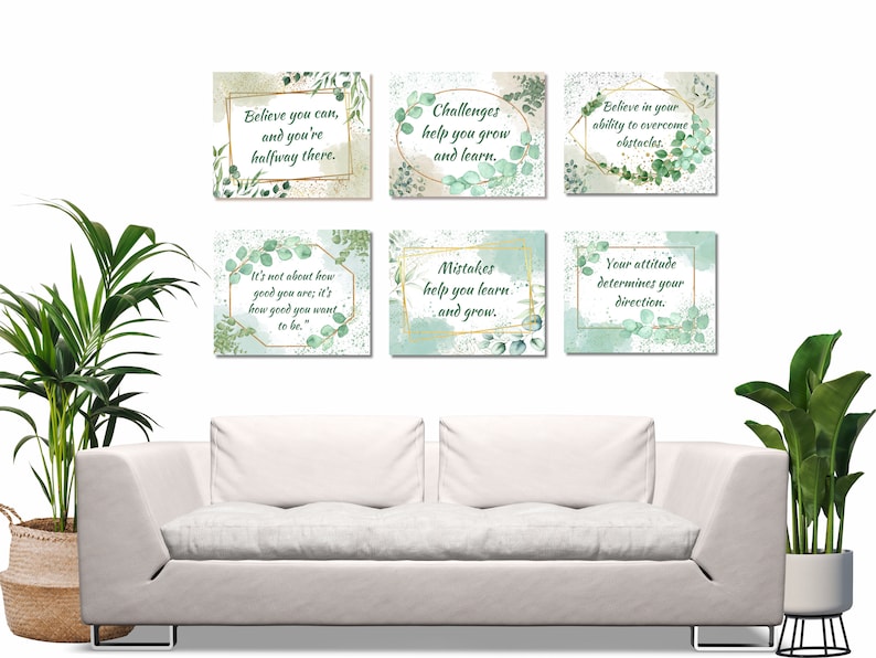 Classroom Poster Set Growth Mindset Poster Class Decor - Etsy