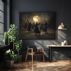 Ritual of the Witches Wall Art Print Occult Halloween Print Witchcraft ...