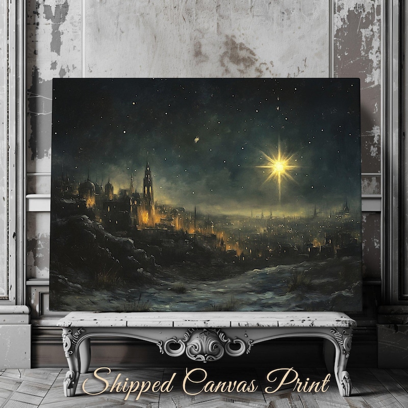 Bethlehem Nativity Backdrop - Etsy