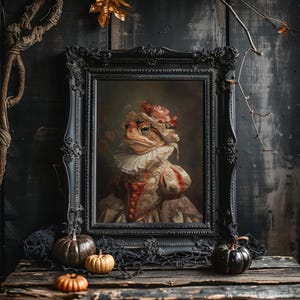 Renaissance Toad Portrait: Baroque Animal Art (digital Download) - Etsy