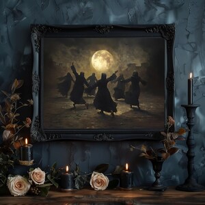 Ritual of the Witches Wall Art Print Occult Halloween Print Witchcraft ...