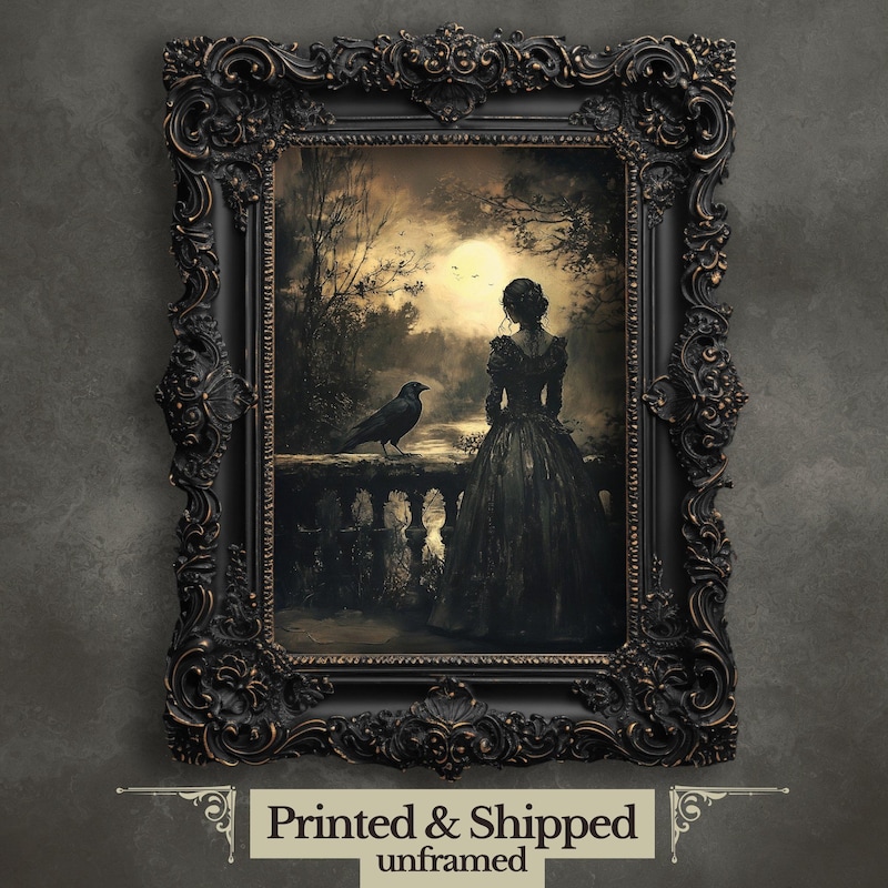 Gothic Woman Art - Etsy