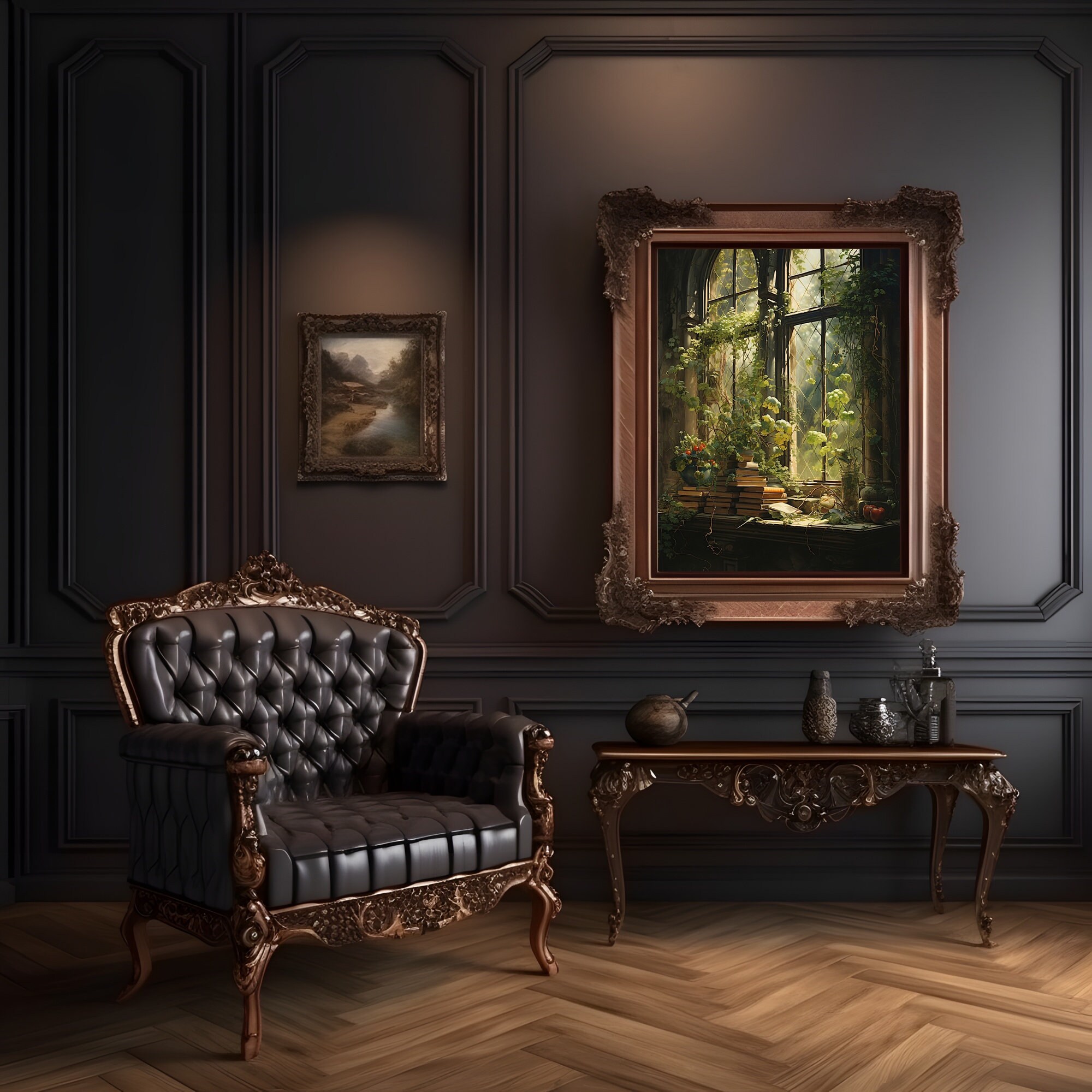 Overgrown Room Printable Wall Art Romantic Lost Place Wall - Etsy