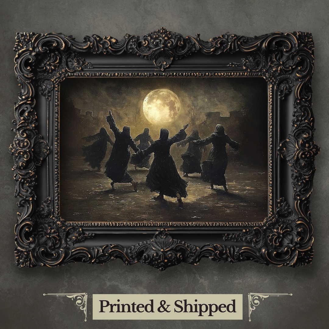 Ritual of the Witches Wall Art Print Occult Halloween Print Witchcraft ...